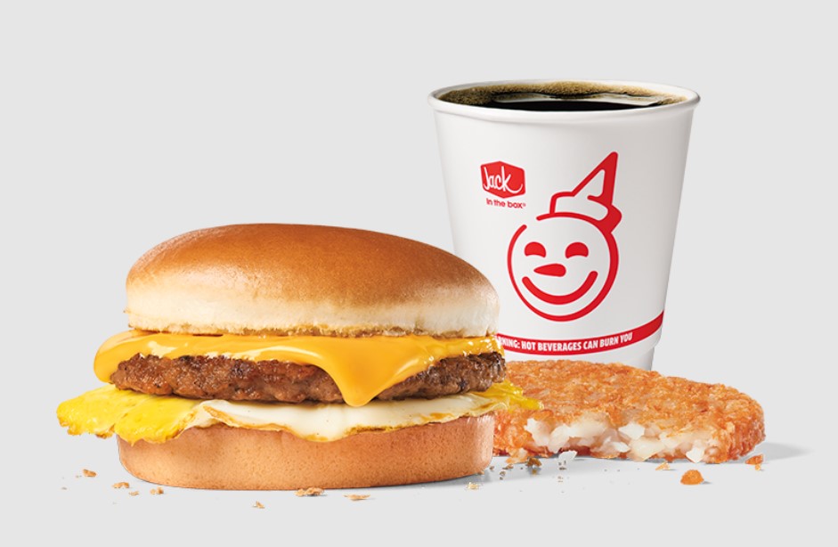 Jack in the Box Breakfast combo Menu